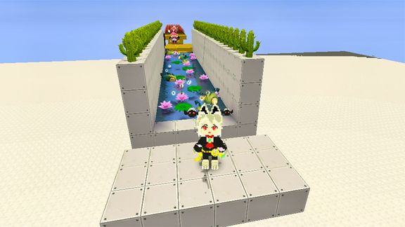 迷你世界:暗墨带小伙伴玩自己制作的跑酷快把他们坑哭了