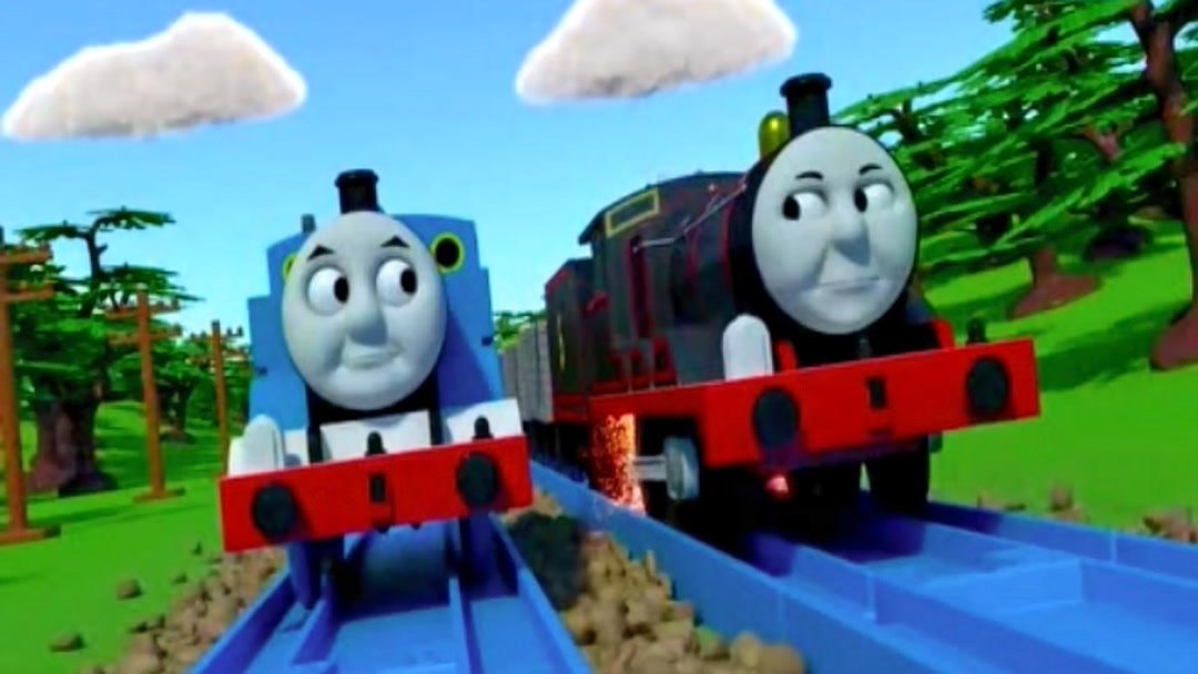 儿童启蒙玩具游戏,托马斯小火车轨道玩具