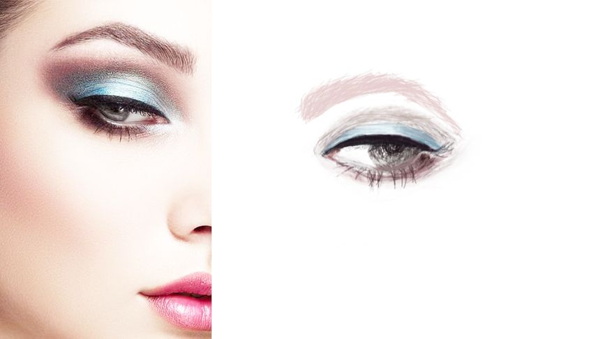 PS教程|手绘眼睛3