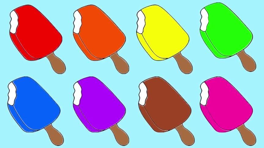 儿童简笔画:教你学画美味的冰淇淋 雪糕