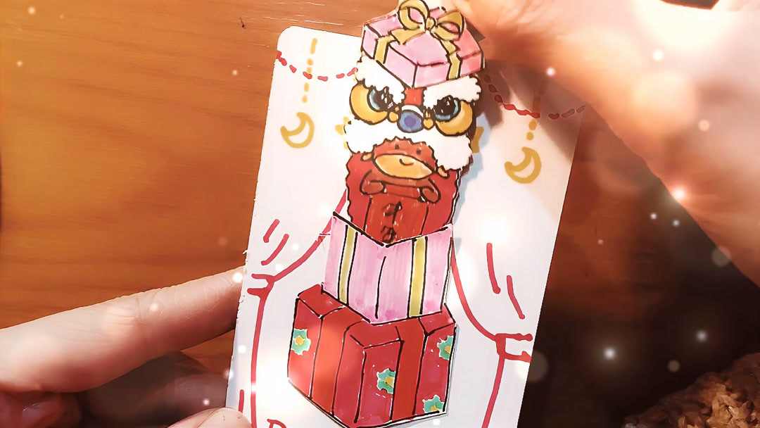 简笔画手绘2021新年贺卡超可爱,一看就会