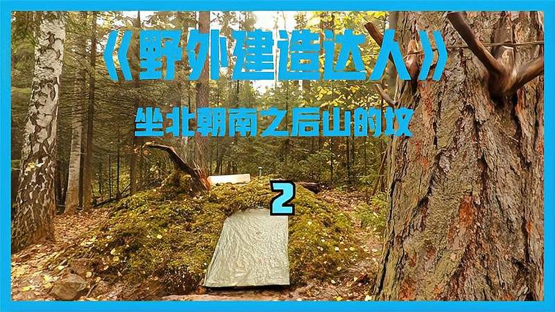 《野外建造达人》大根与二蛋 打造末日堡垒 下沉式地下木屋