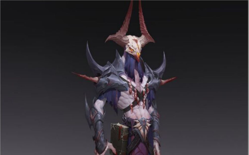 短视频-3Dmax的法师模型与uv演示效果
