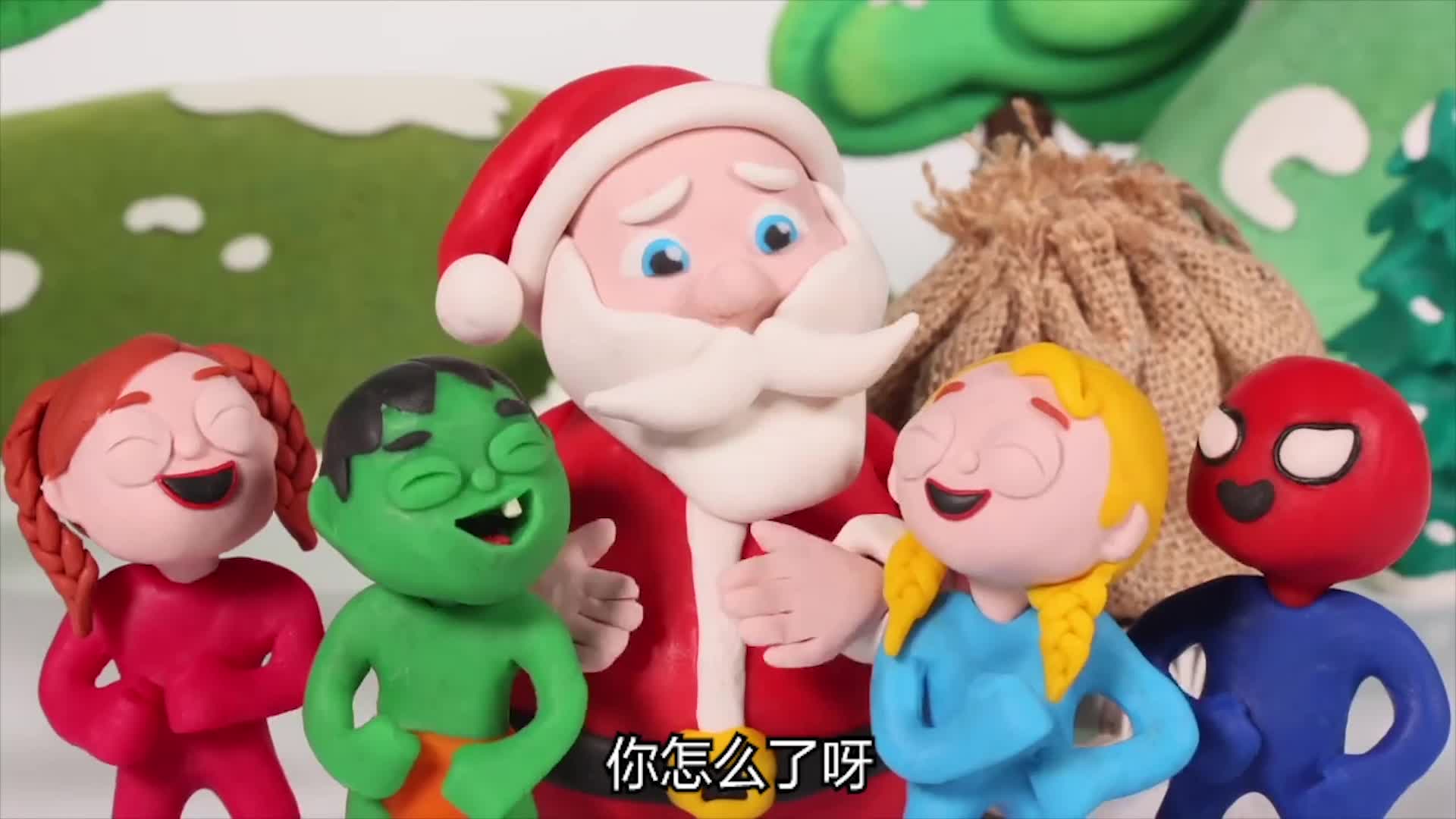 小蜘蛛侠和小绿巨人的动画短片,儿童动漫视频