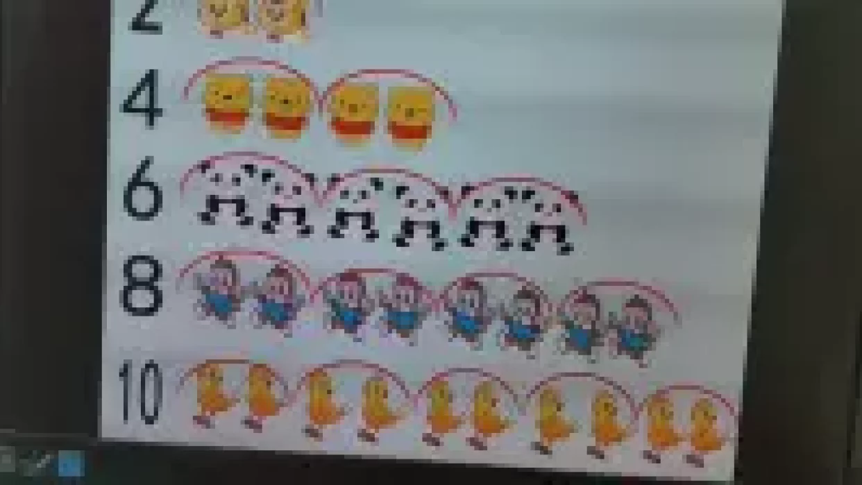 思维数学"认识单数和双数"