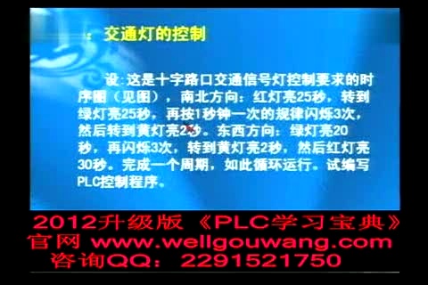 plc自学视频教程-交通灯的控制(1)