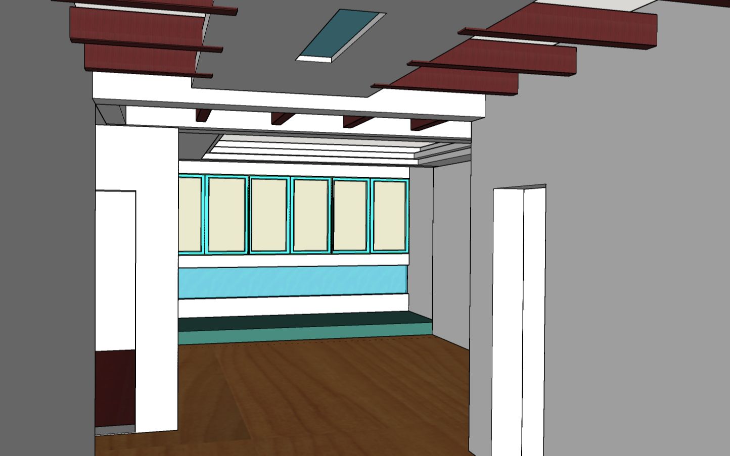 04.06_sketchup2019参数化室内结构生成-06(吊顶建模)