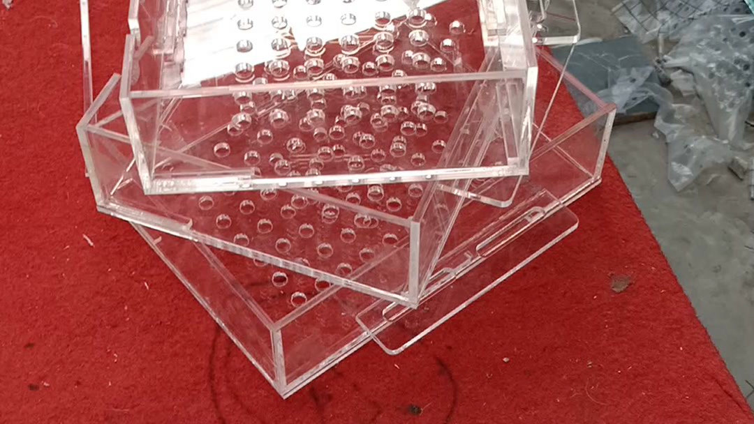 鱼缸亚克力滴流盒制作分享一。共三段