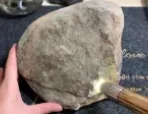 莫西沙翡翠原石打灯有黄雾表现,切出来种会老吗?