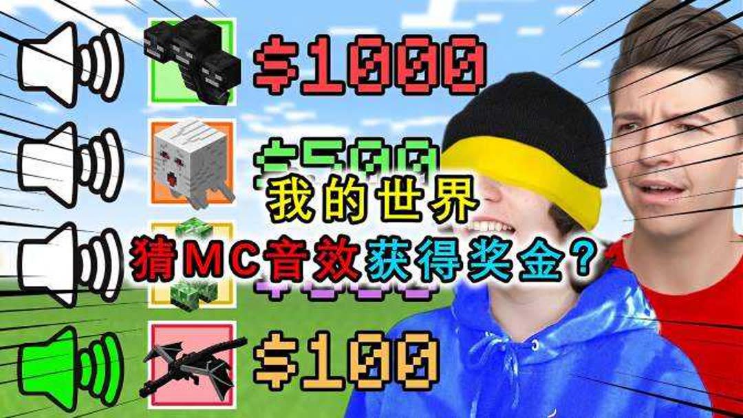 我的世界:猜音效获得奖金?两种不同材质的方块,音效居然一样