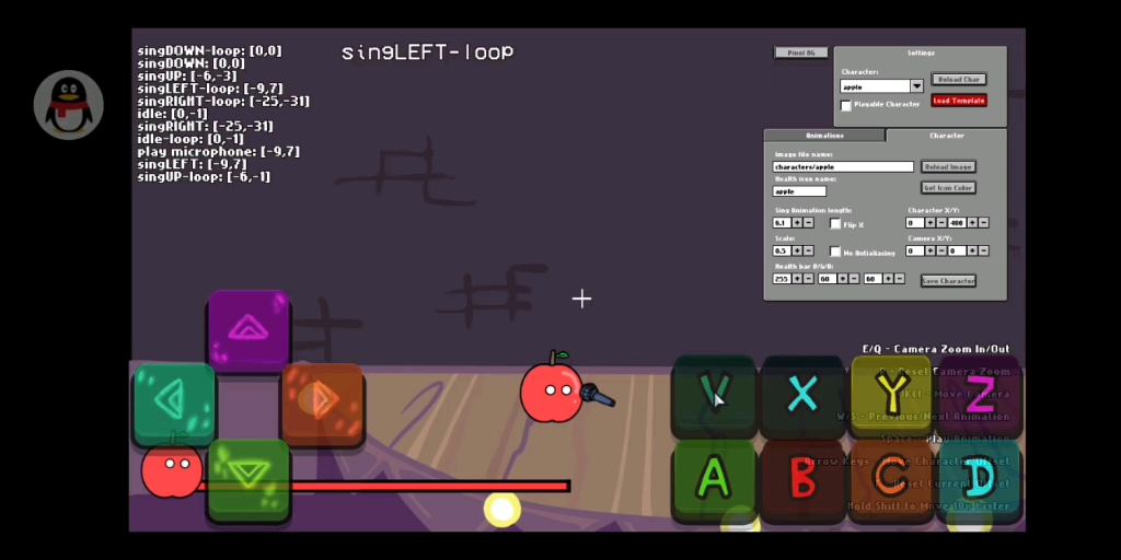 【fnf自制模组】正在将apple贴图优化中