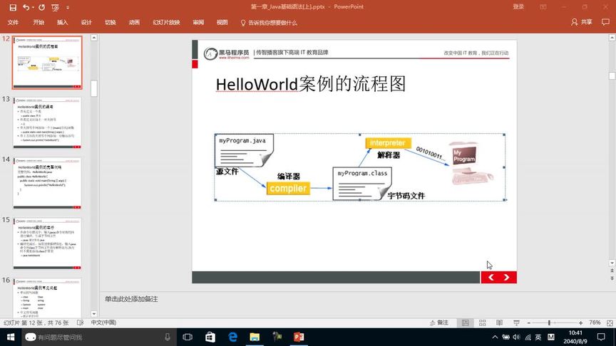Java基础教程:第06讲,HelloWorld案例的编写和运行