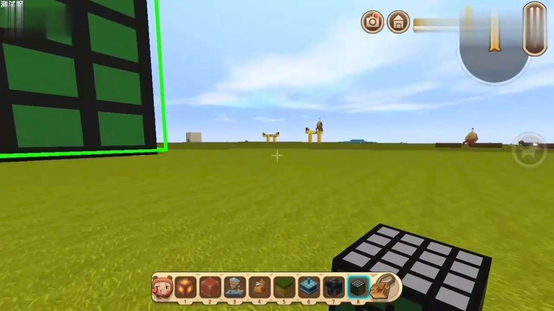 迷你世界:使用魔方制作传送门!不一样的地心世界