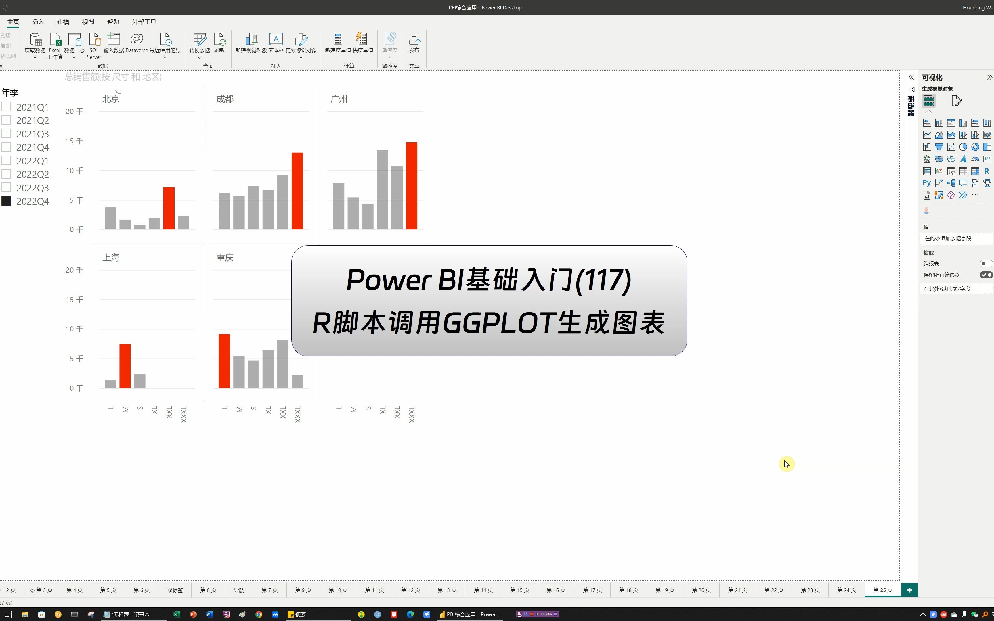 Power BI基础入门(117):PBI中使用R生成图表