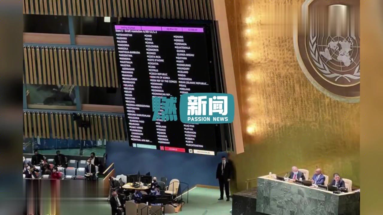 联合国大会紧急特别会议通过乌克兰局势决议草案!中国投票弃权