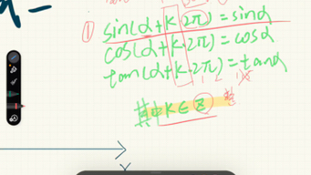 高中数学 三角函数基础 诱导公式一补充说明