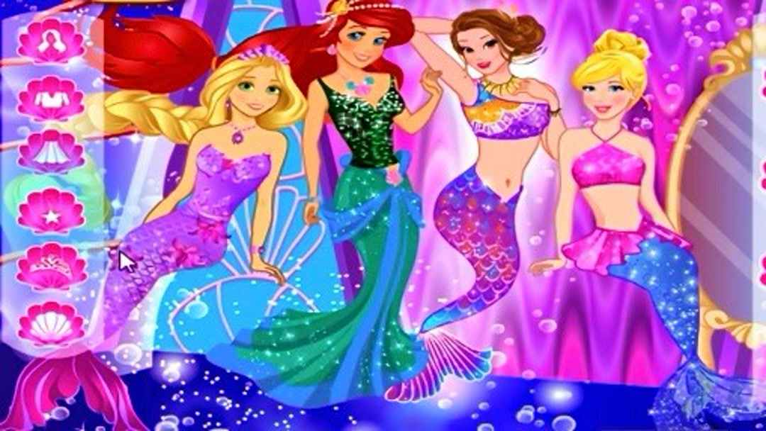 美人鱼公主 人鱼公主海底派对 美人鱼公主与美人鱼王子 人鱼公主海底...