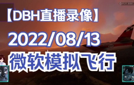 直播录像 2022/08/13 微软模拟飞行 P1 | 直播开始闲谈
