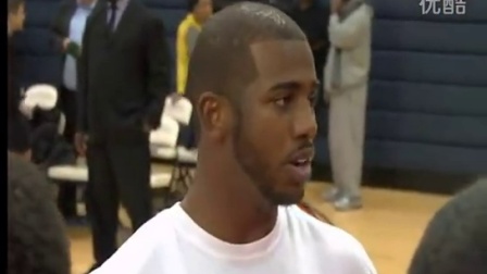 詹姆斯,cp3,韦德,安东尼在布鲁克林教孩子们打球。 篮球教程