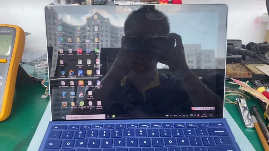 Surface Pro4键盘不连接现场维修#笔记本维修 #surface主板维修