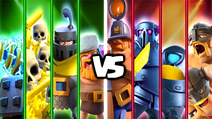 皇室战争:4张传奇卡PK4张不同类型的卡牌,看看哪个组合更犀利?