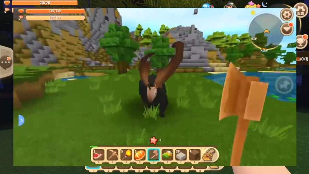 迷你世界忆涵:再次挑战极限生存模式!这次我要超过分