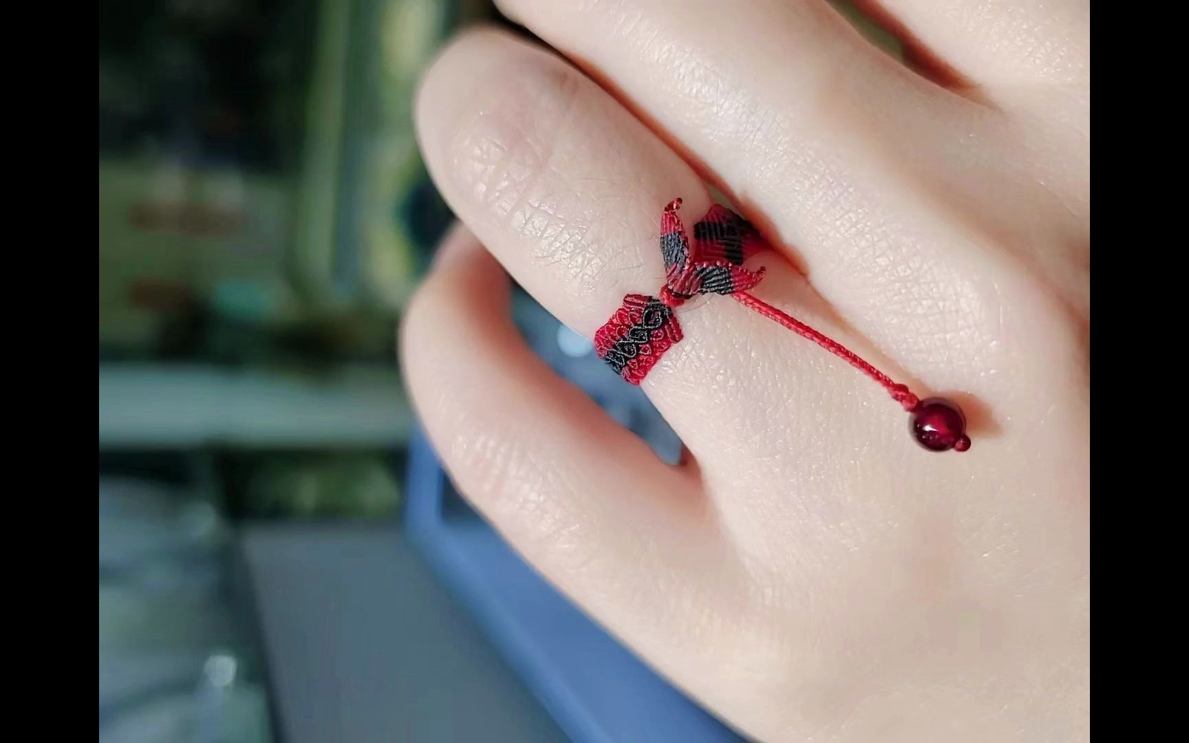 大鱼戒指编绳教程(2)