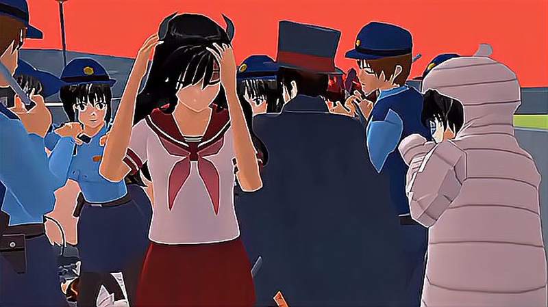 樱花校园模拟器,吸血鬼之恋大结局上,吸血鬼与人类大战