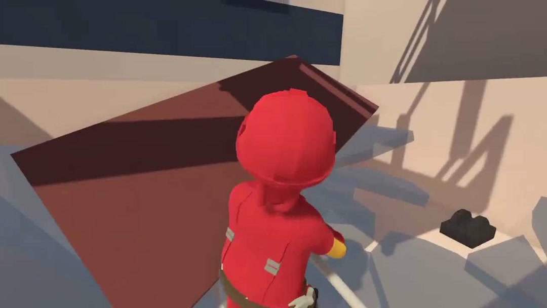 人类一败涂地之 哈哈哈,这圣诞老人2个人拽都不下来