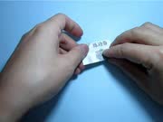 手工折纸戒指 人民币指环戒指折纸