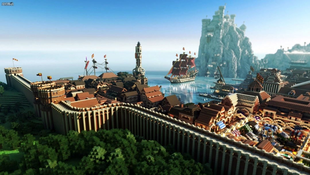 我的世界:爱丽丝努力建造梦幻城堡!