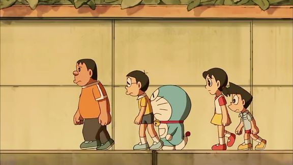 哆啦A梦:变小了也是有坏处的,这么短的路大雄他们走了一天