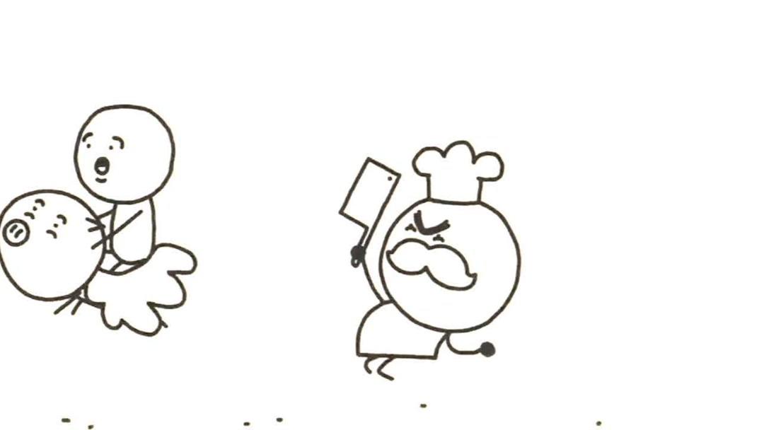 搞笑铅笔动画,奇葩的厨师