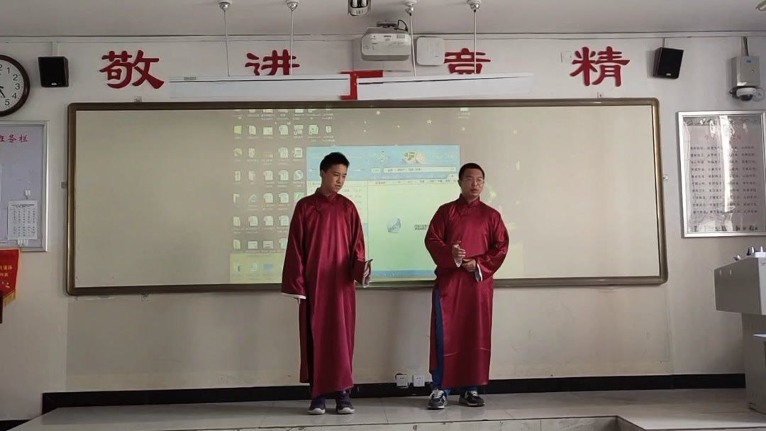 初中同学的才艺表演