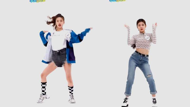 韩国女团itzy直拍对比差距明显!