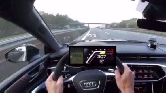 奥迪Rs7的加速测试,到底有多快?