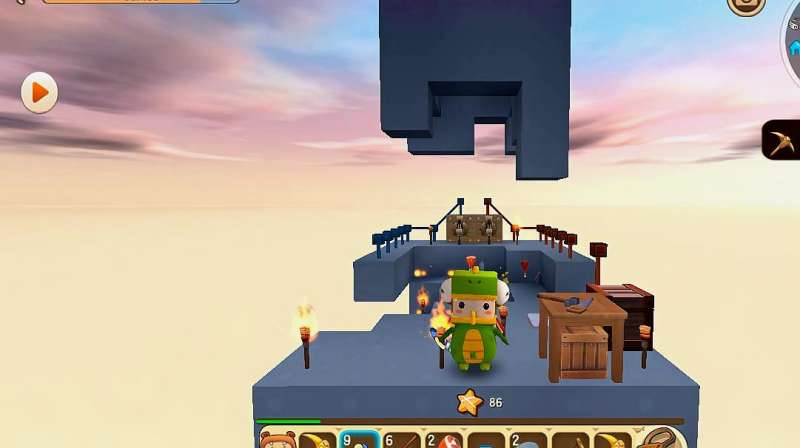 迷你世界:刷怪塔被爆爆蛋给祸祸了,半仙冒着生命危险修补刷怪塔