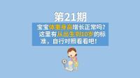 宝宝体重身高增长正常吗? 这里有从出生到10岁的标准, 自行对照看看吧!