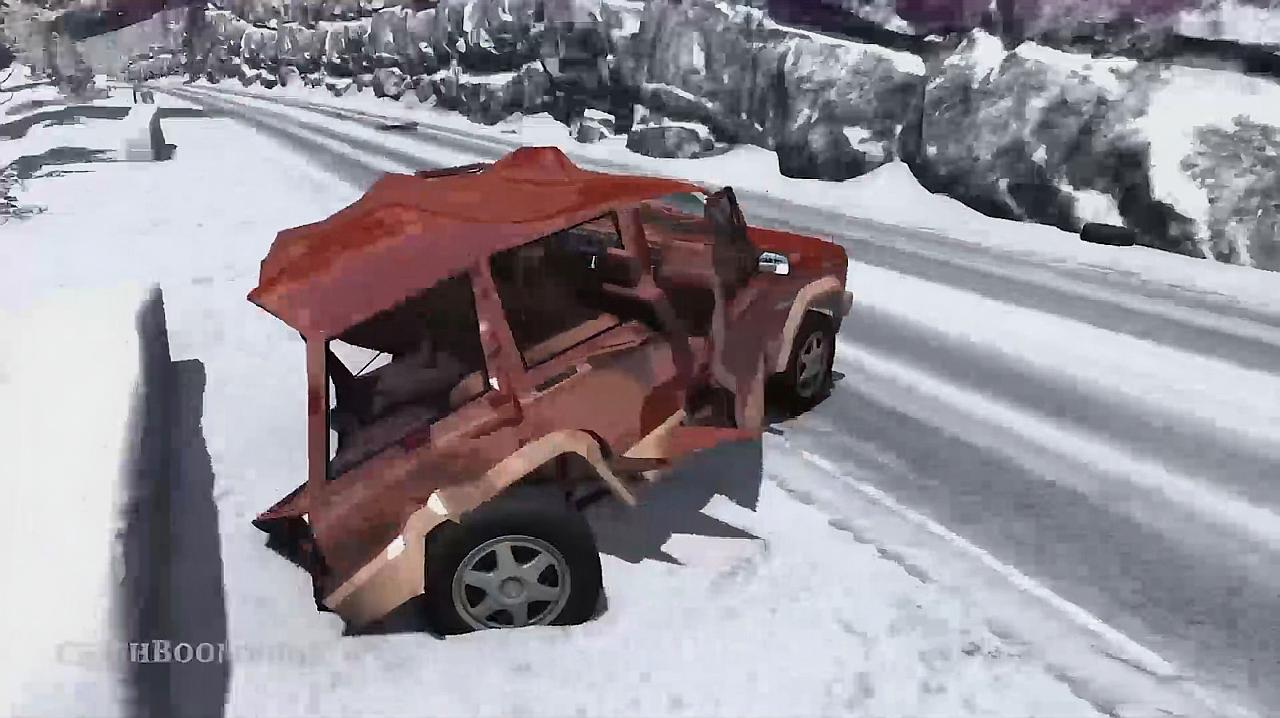 车祸模拟:汽车之间最大速度碰撞