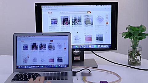 君晓天云苹果电脑转换器minidp转hdmi笔记本vga雷电4K屏接口...