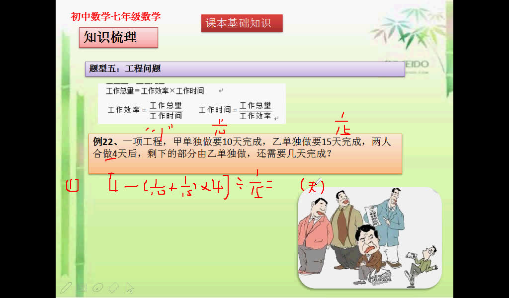 一元一次方程应用题工程问题