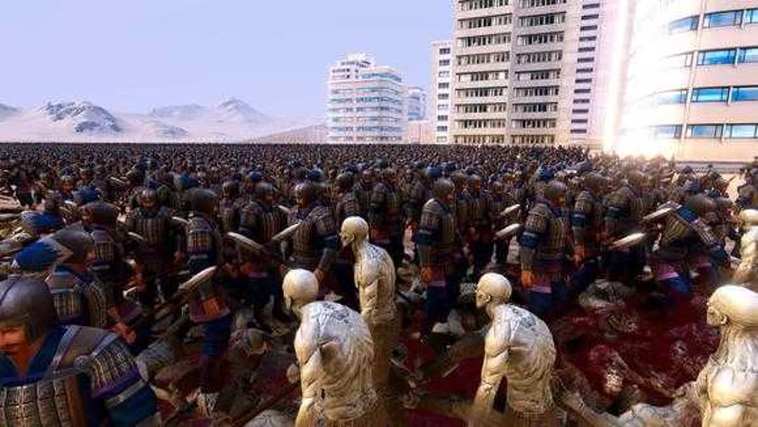 史诗战争模拟器 3000丧尸vs3000中国士兵