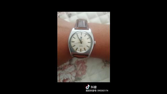 一只老雪铁纳手表,发条尾勾折断,从新铆接。抖音号595302174