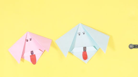 两分钟就能学会小狗折法,看一遍就能学会,宝宝的最爱哦