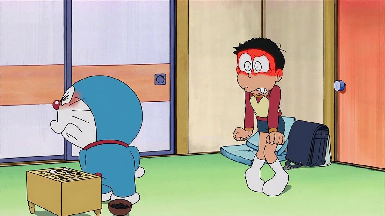 哆啦A梦:大雄当着小叮当的面跳舞,被小叮当给嘲笑了