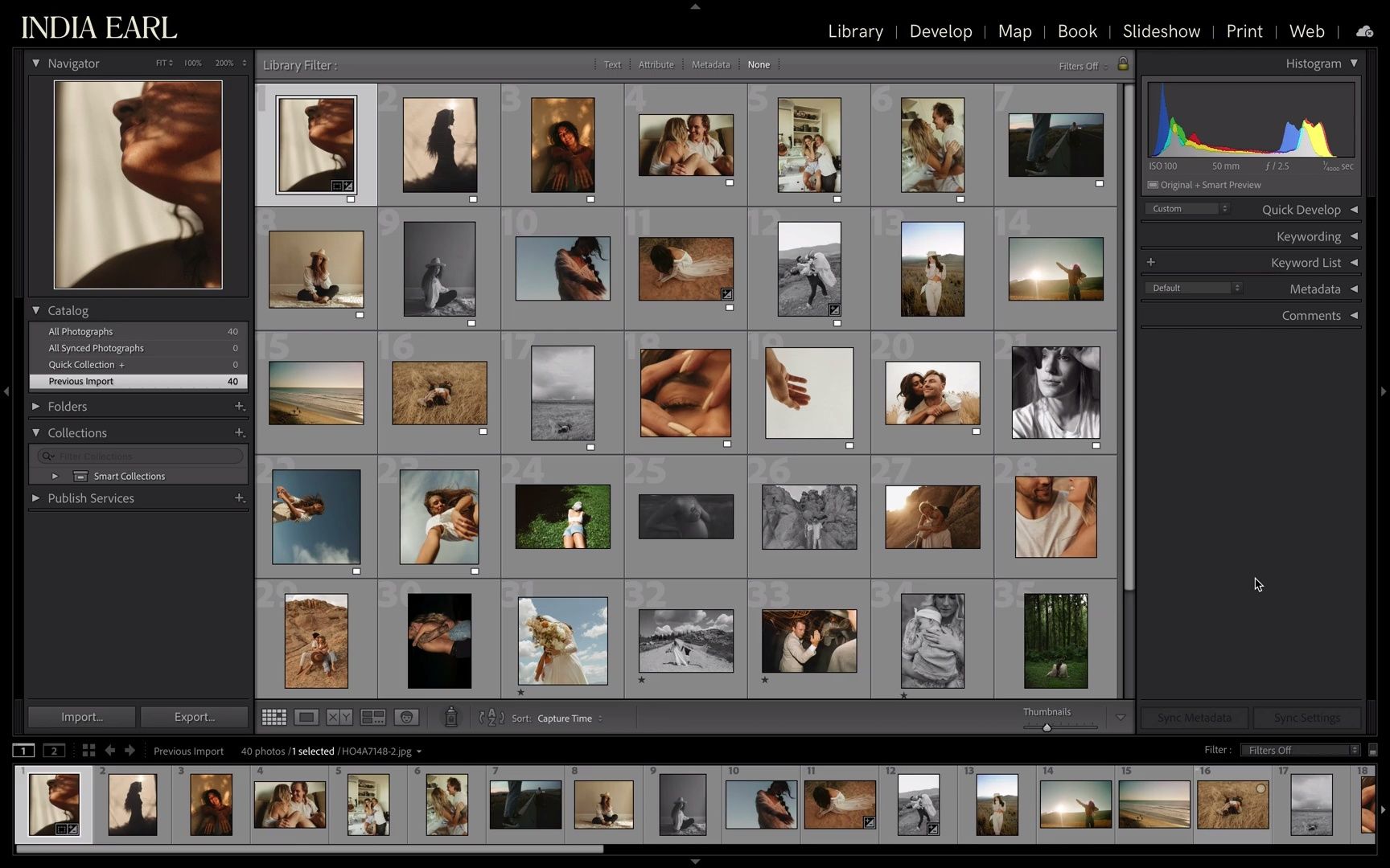...- LIGHT LEAKS 32个完全可定制胶片漏光效果渐变滤镜Lightroom预设