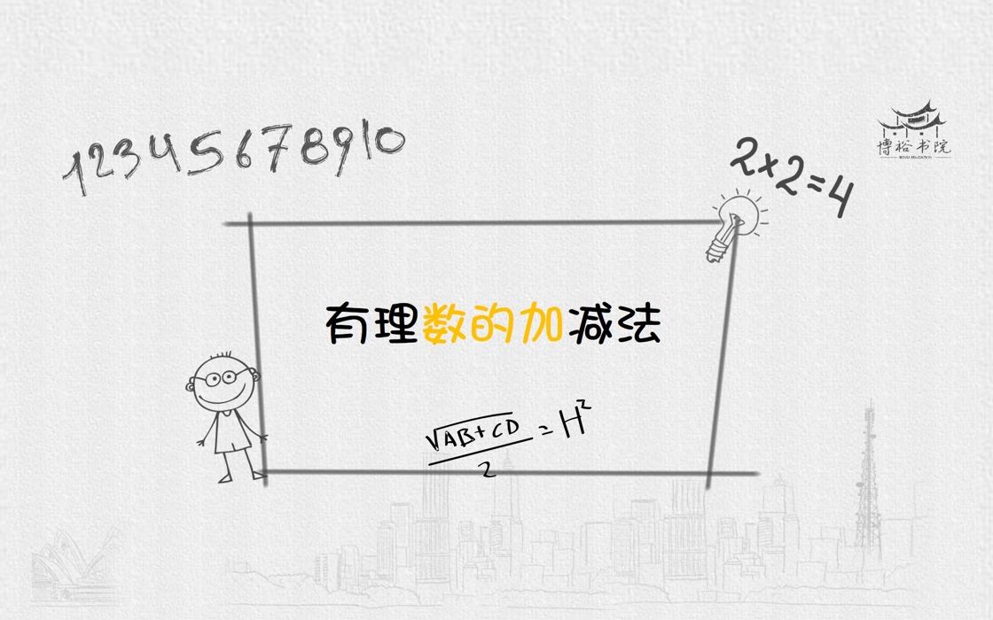 【博裕初中数学】1.4 有理数的加减法