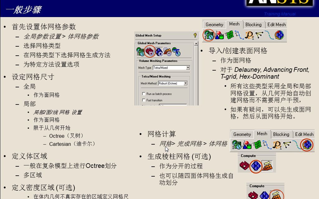 ICEM-自动体网格划分