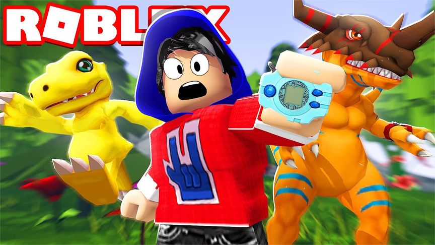ROBLOX数码宝贝模拟器:究极进化战斗暴龙兽大战黑暗天王!
