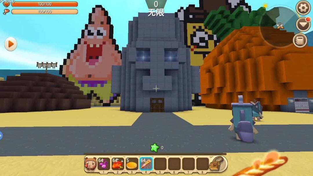 迷你世界:想看看海绵宝宝派大星他们的家是什么样的吗?